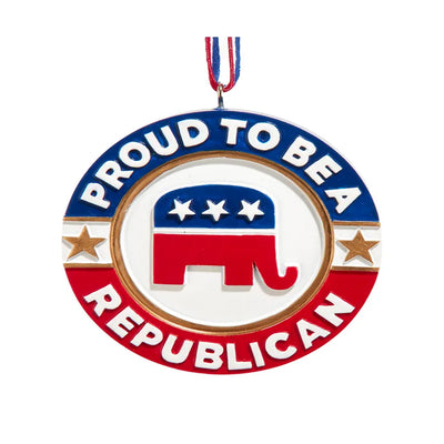 Republican Ornament | Political Christmas Ornaments – Callisters Christmas