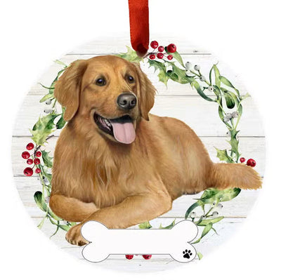 Golden Retriever Ornament | Personalized Free – Callisters Christmas