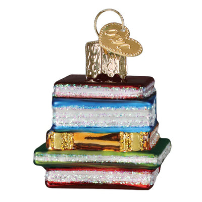 Mini Stack of Books Ornament | Old World Christmas – Callisters Christmas