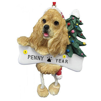 Cocker Spaniel Ornament | Personalized Free – Callisters Christmas