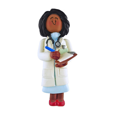 Female Doctor Ornament | Personalized Free – Callisters Christmas