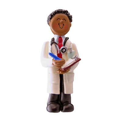 Male Doctor Ornament | Personalized Free – Callisters Christmas