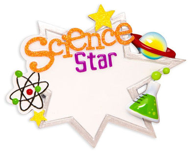 Science Star Ornament | Personalized Free – Callisters Christmas