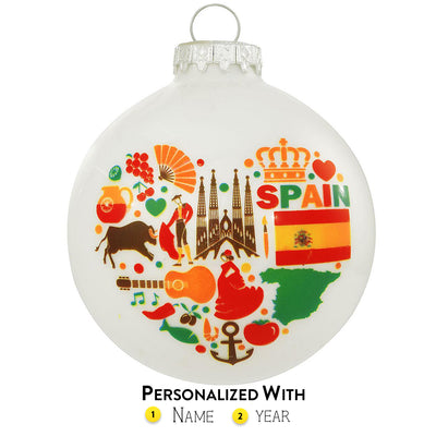 Spain Christmas Ornament | Personalized Ornaments – Callisters Christmas