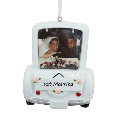 Wedding Car Picture Frame Ornament | Personalized Free – Callisters ...