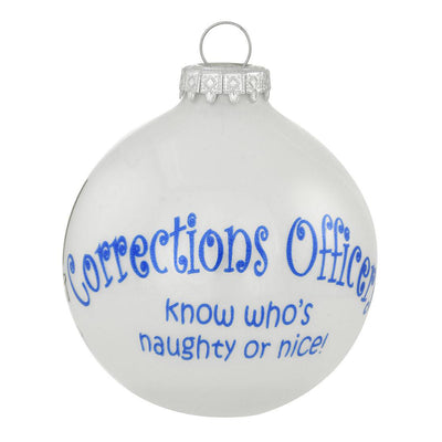 Corrections Officer Ornament | Personalized Occupation Ornaments ...